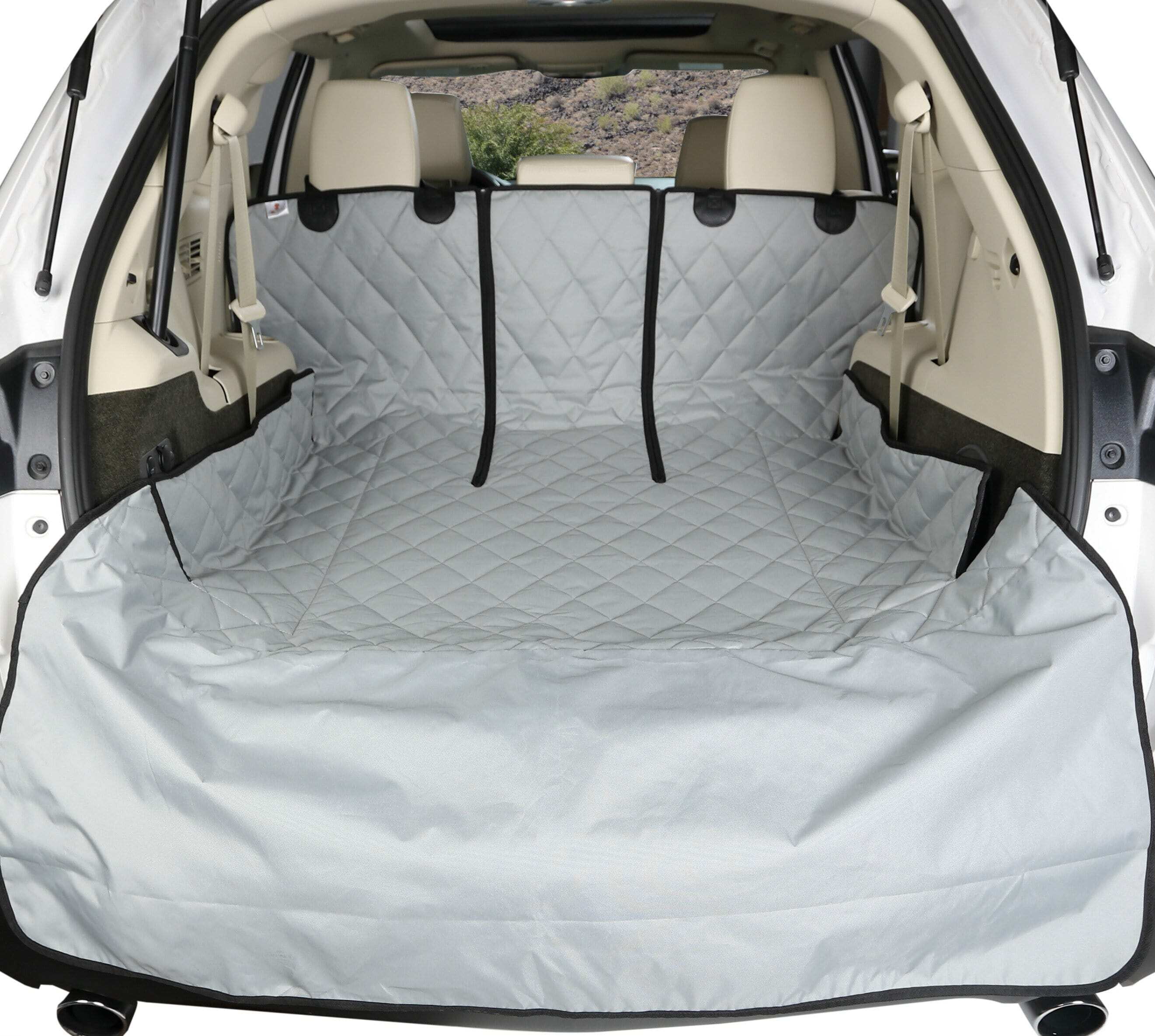 4Knines SUV Cargo Liner for Fold Down Seats - 60/40 Split and Armrest ...