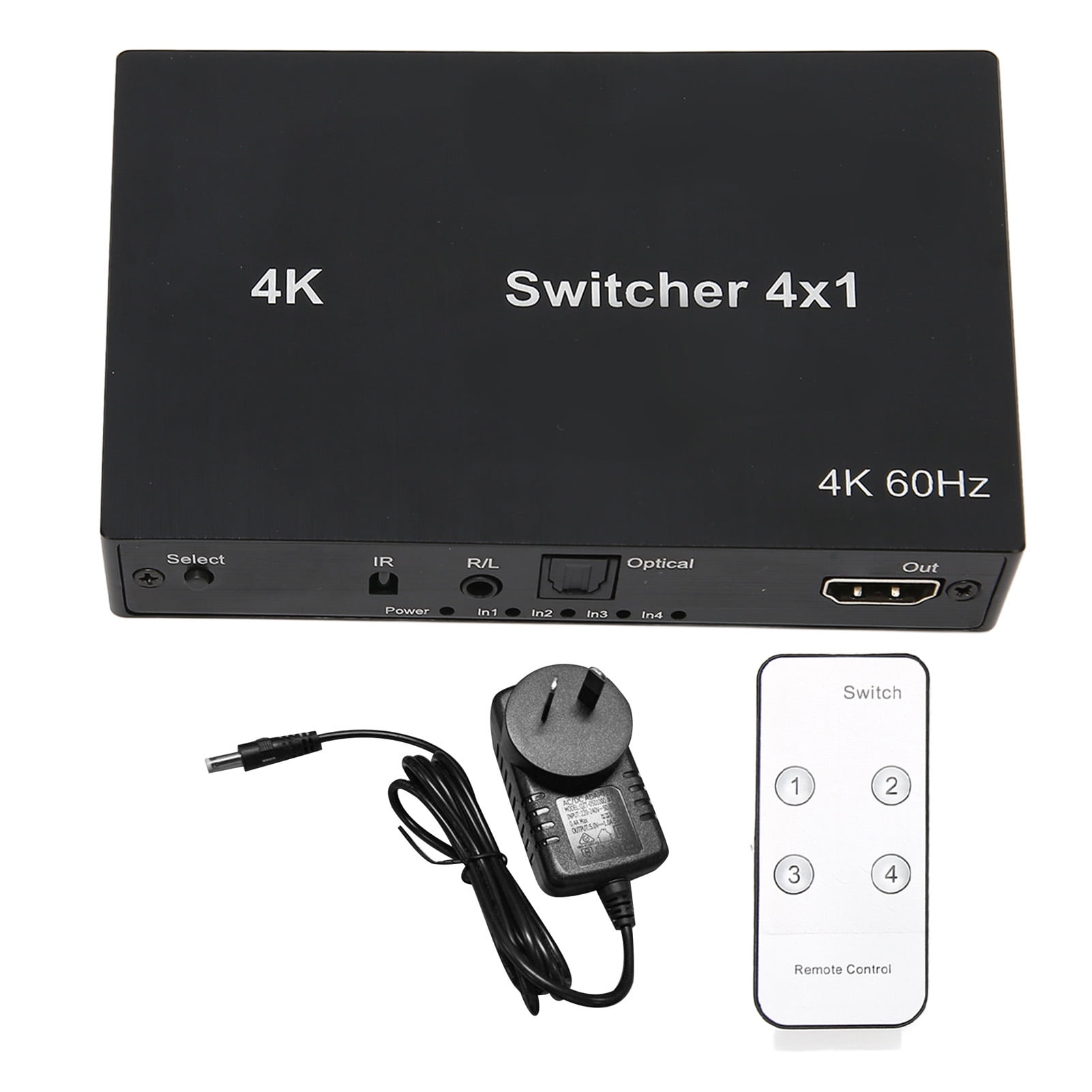 4Kx2K HD Multimedia Interface Switch 4X1 Mouse Keyboard Control Video ...