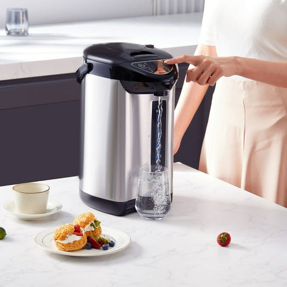 4L/135 oz Hot Water Boiler & Warmer, Adjustable 4-Temp Electric Kettle ...