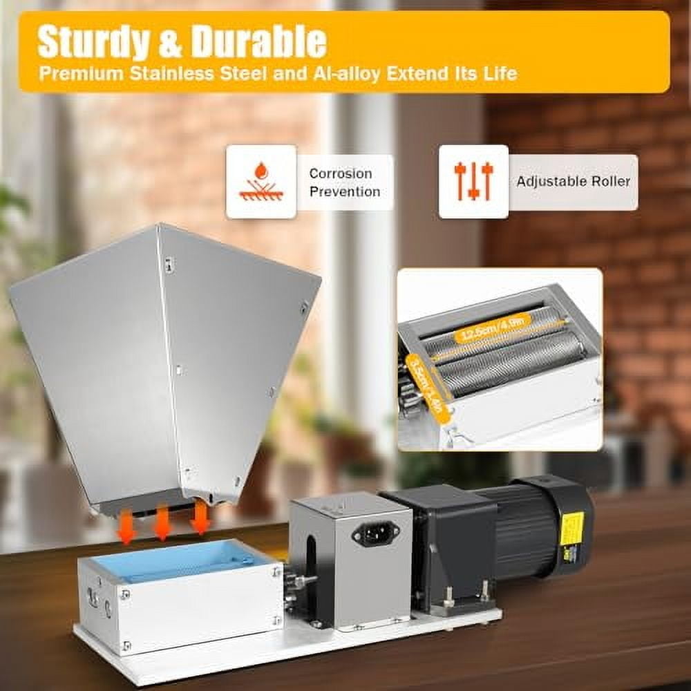 4L/4.23QT Pellet Mill 60W Electric Animal Feed Pellet Machine Electric ...