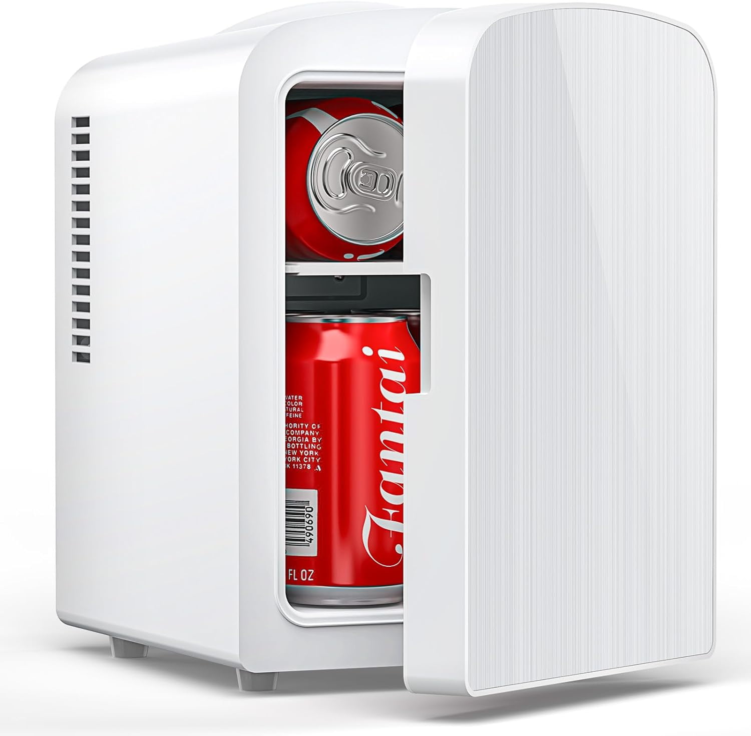 4L/6 Cans Mini Fridge, Portable Compact Refrigerator, Small Skin Care ...
