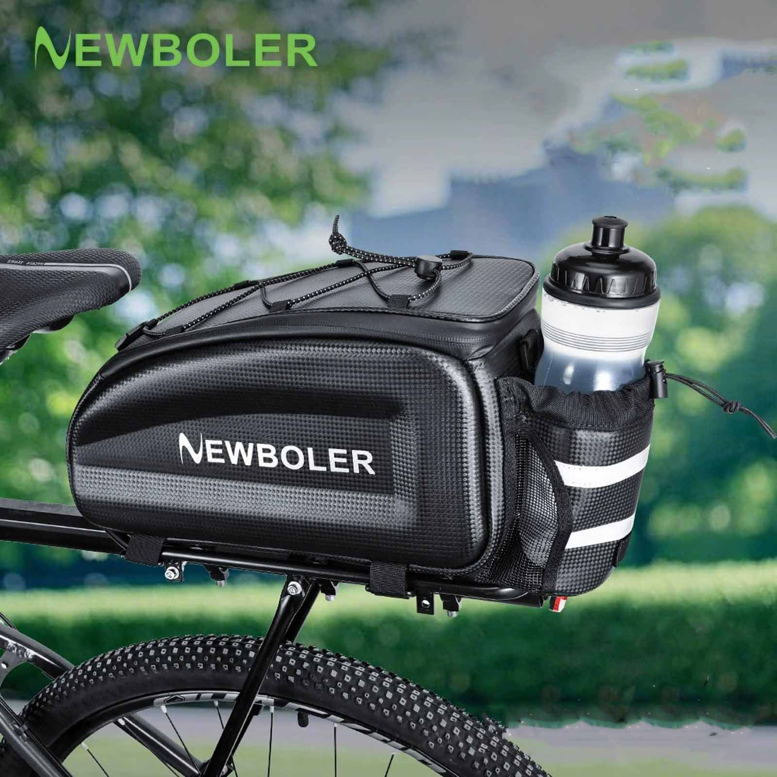 4L/8L NEWBOLER Bicycle Hard Shell Pannier Bags, Waterproof for Mountain ...