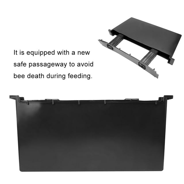 4L Black Plastic Inside Beehive Water Feeder Bee Drinking Device ...