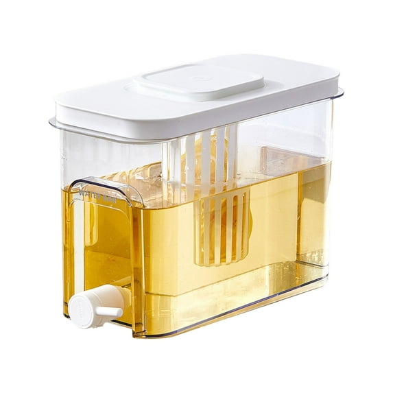 4L Clear Beverage Jugs Food Safe Materials Ideal For Iced Coffee Lemon ...