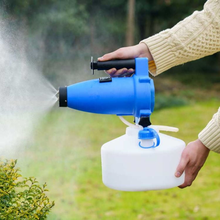 4L Electric ULV Cold Fogger Portable Plastic Garden Strap Disinfectant ...