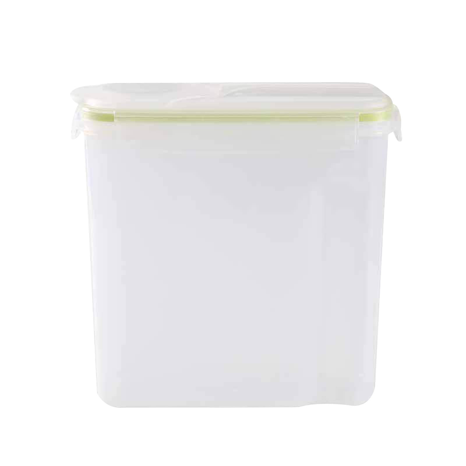 4L Large Airtight Food Storage Container 4-Clasp Sealed Kitchen Jar for ...