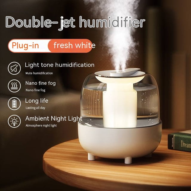 4L Large Capacity Air Humidifier USB Diffuser With Cool Mist Bedroom ...