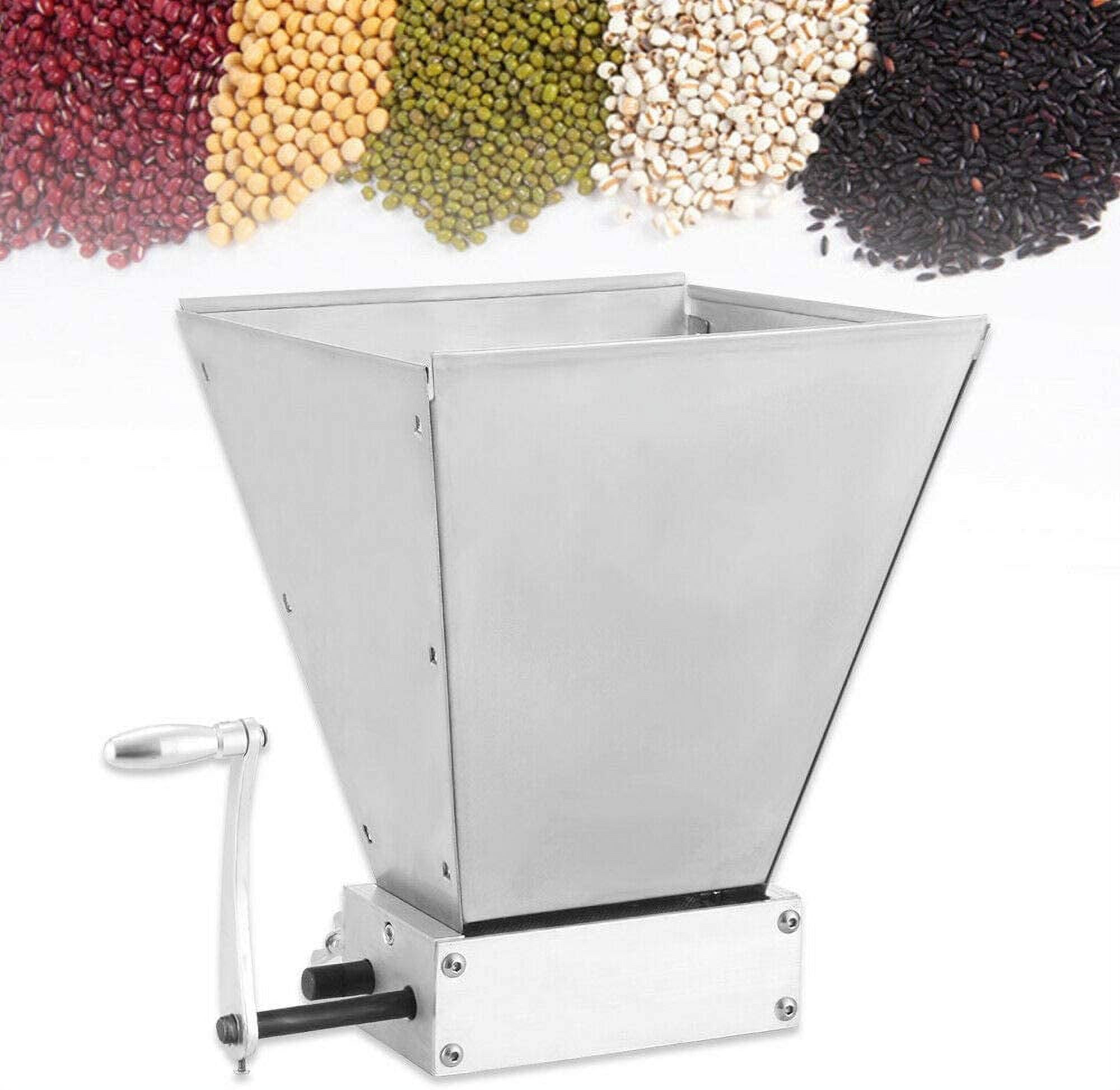 4L Manual Crank Grinder,2 Roller Barley Malt Grain Mill,4L Grain Mill ...