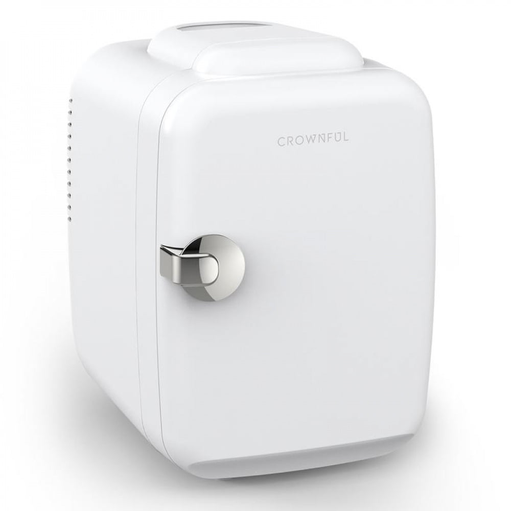 4L Mini Fridge, 6 Can Portable Cooler and Warmer Personal Refrigerator ...