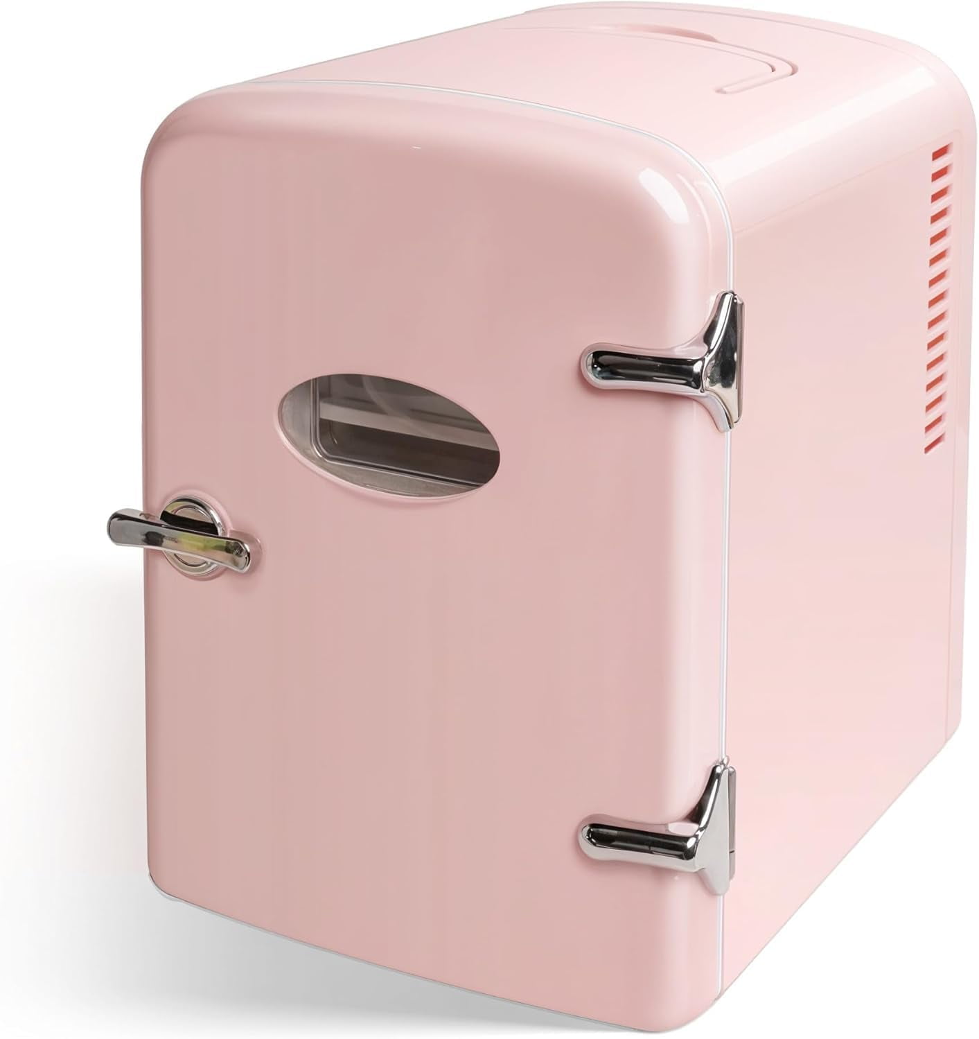 4L Mini Fridge with Observation Window, Portable Warmer & Cooler Six ...