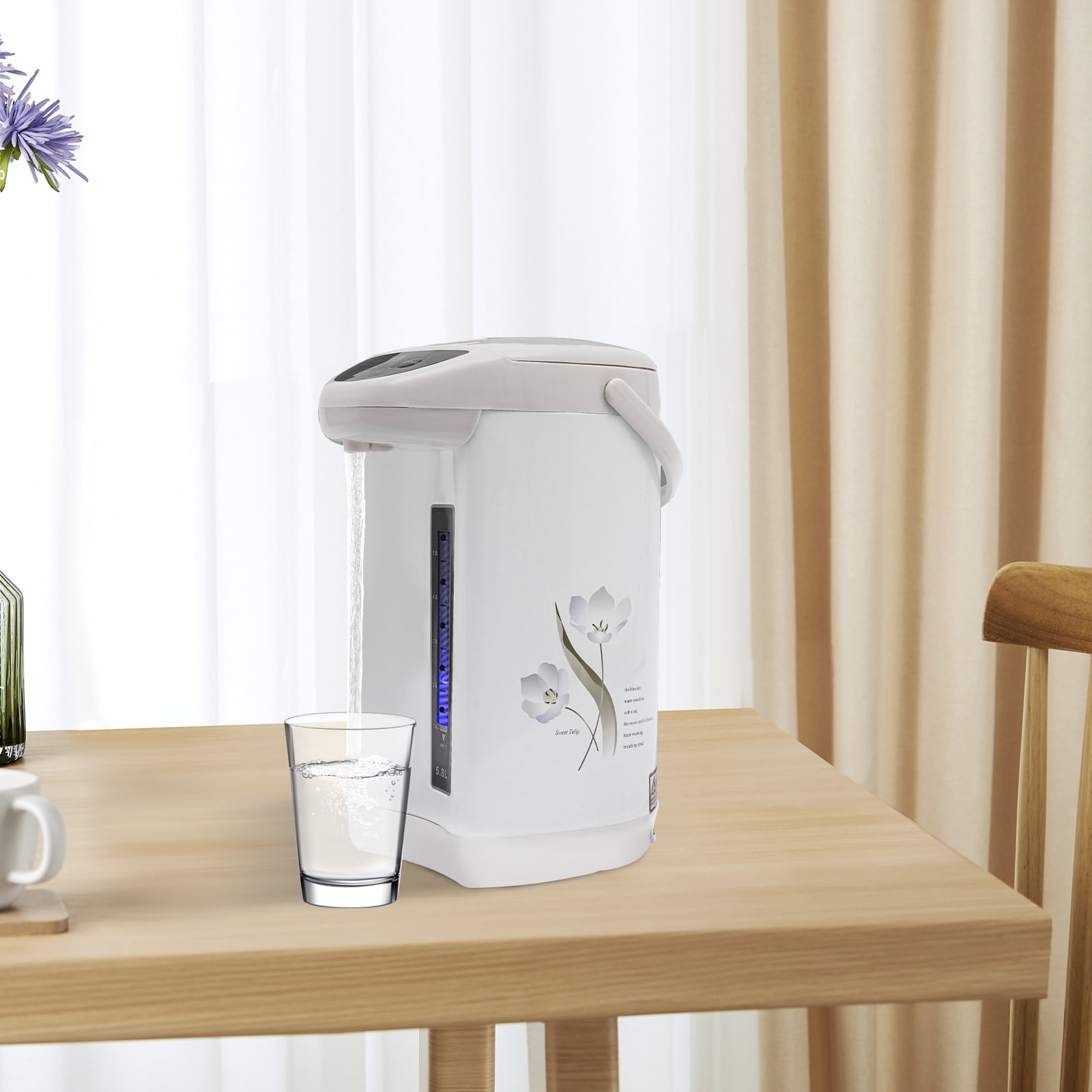 4L Water Boiler & Warmer, 304 Stainless Steel Removable Water Tank ...