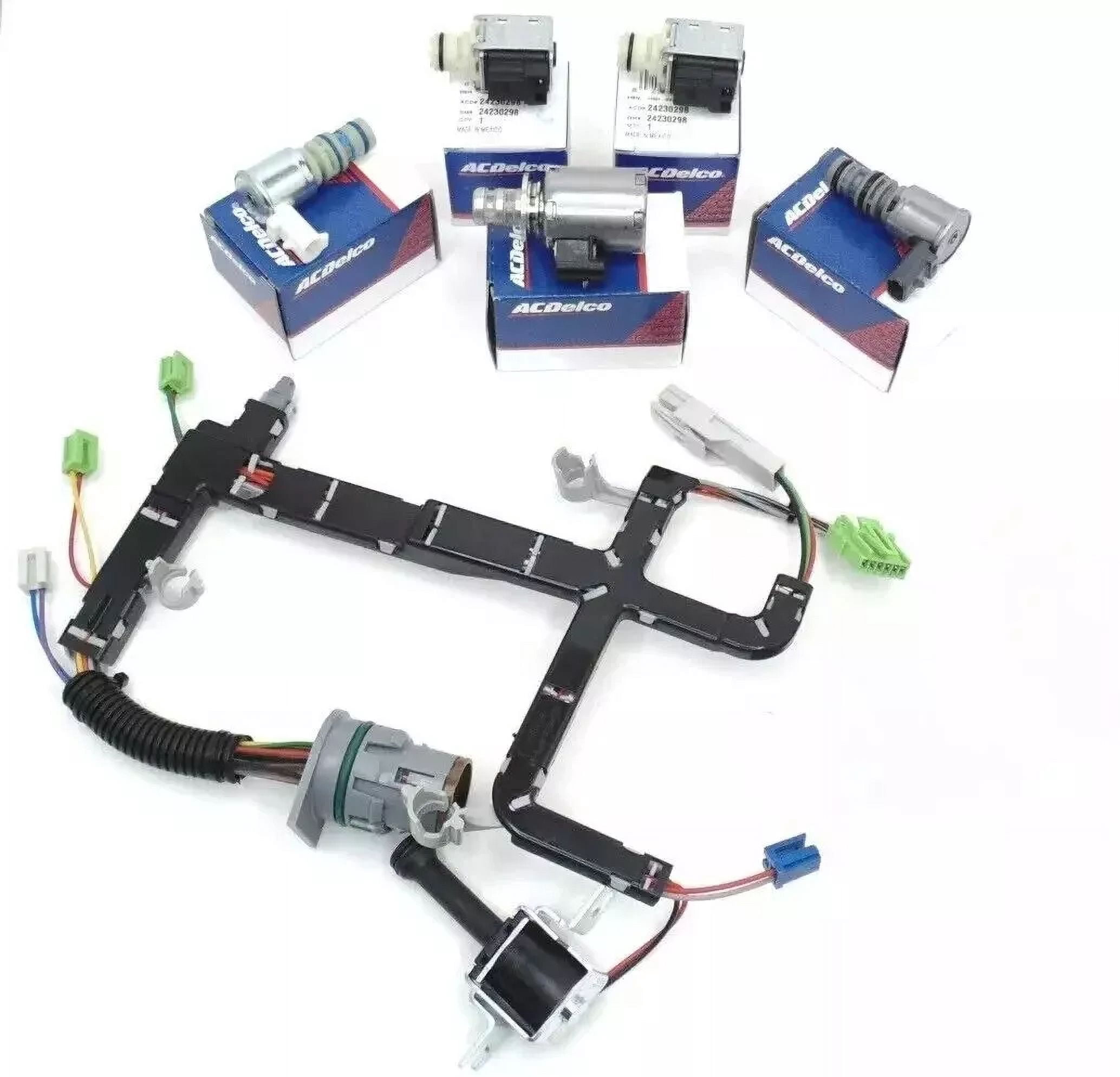 4L60E 4L65E 4L70E Transmission Solenoid Kit W/Harness 2009-On 6pc Set ...