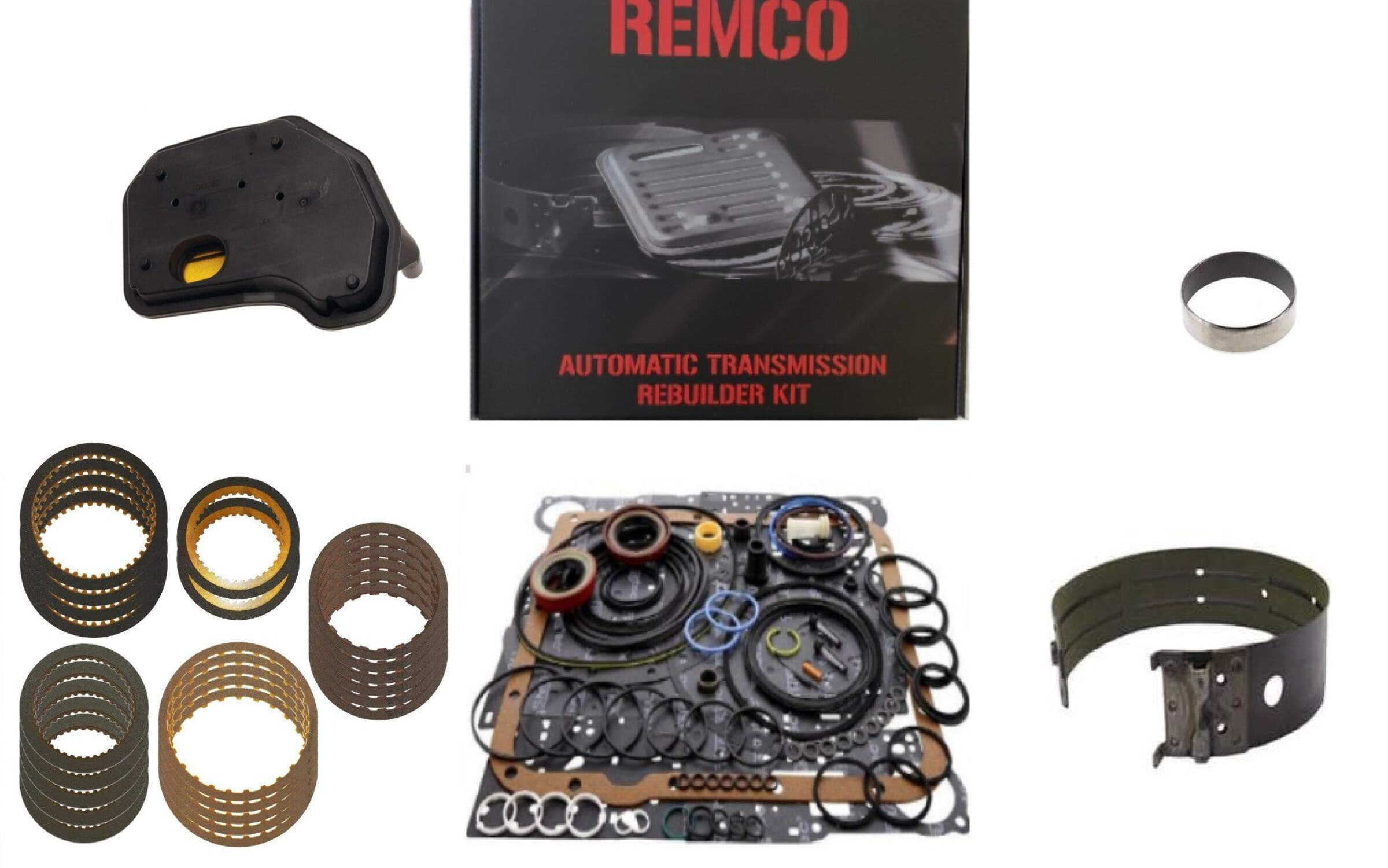 4L65E(04-UP) TRANSMISSION REBUILT KIT WITH OVERHAULT KIT CLUTCHES FRONT ...