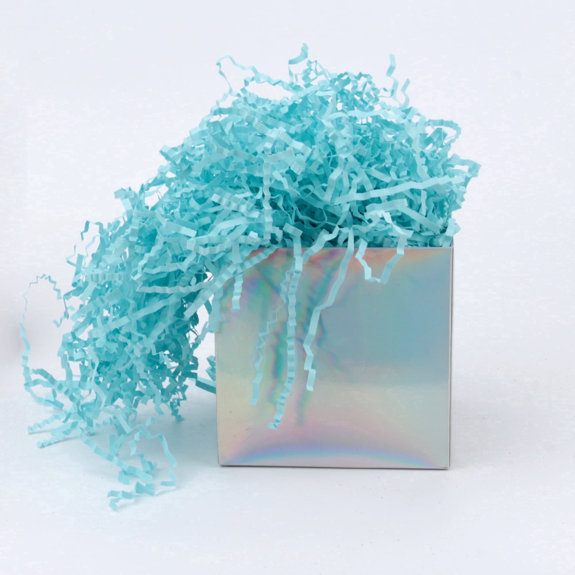 4LB Light Green Crinkle Paper Shred Filler for Gift Baskets Filler ...