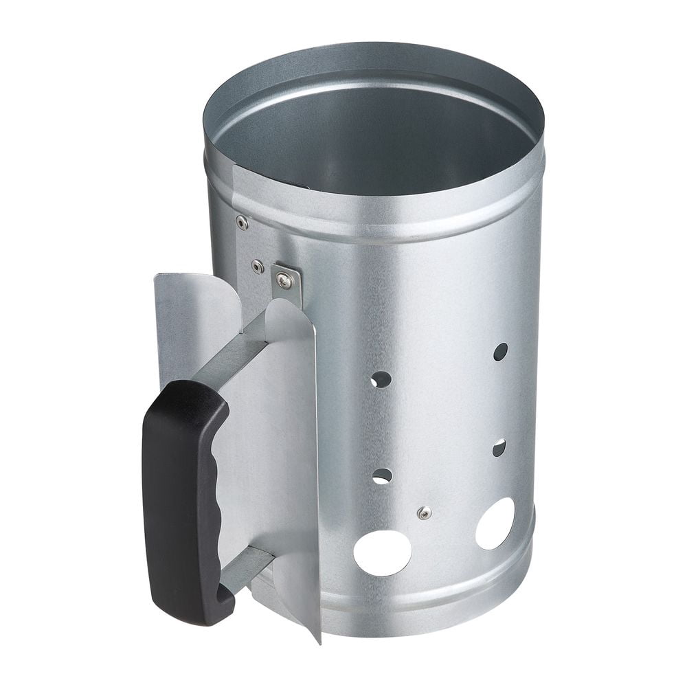 4LBS Charcoal Chimney Starter, Heavy-Duty Galvanized Steel Rapid ...