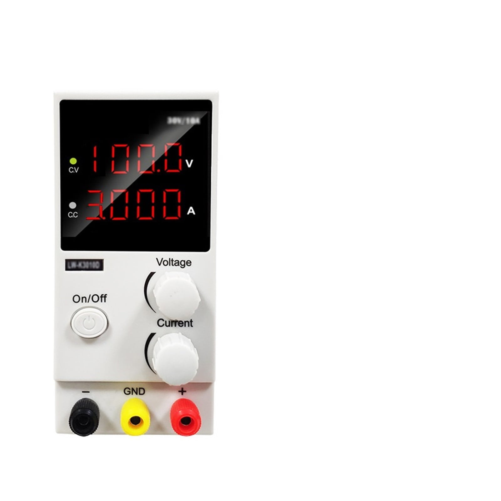 4LED Adjustable DC Power Supply 30V 10A Laboratory Variable Switch Bench Power Supply Stabilized ...