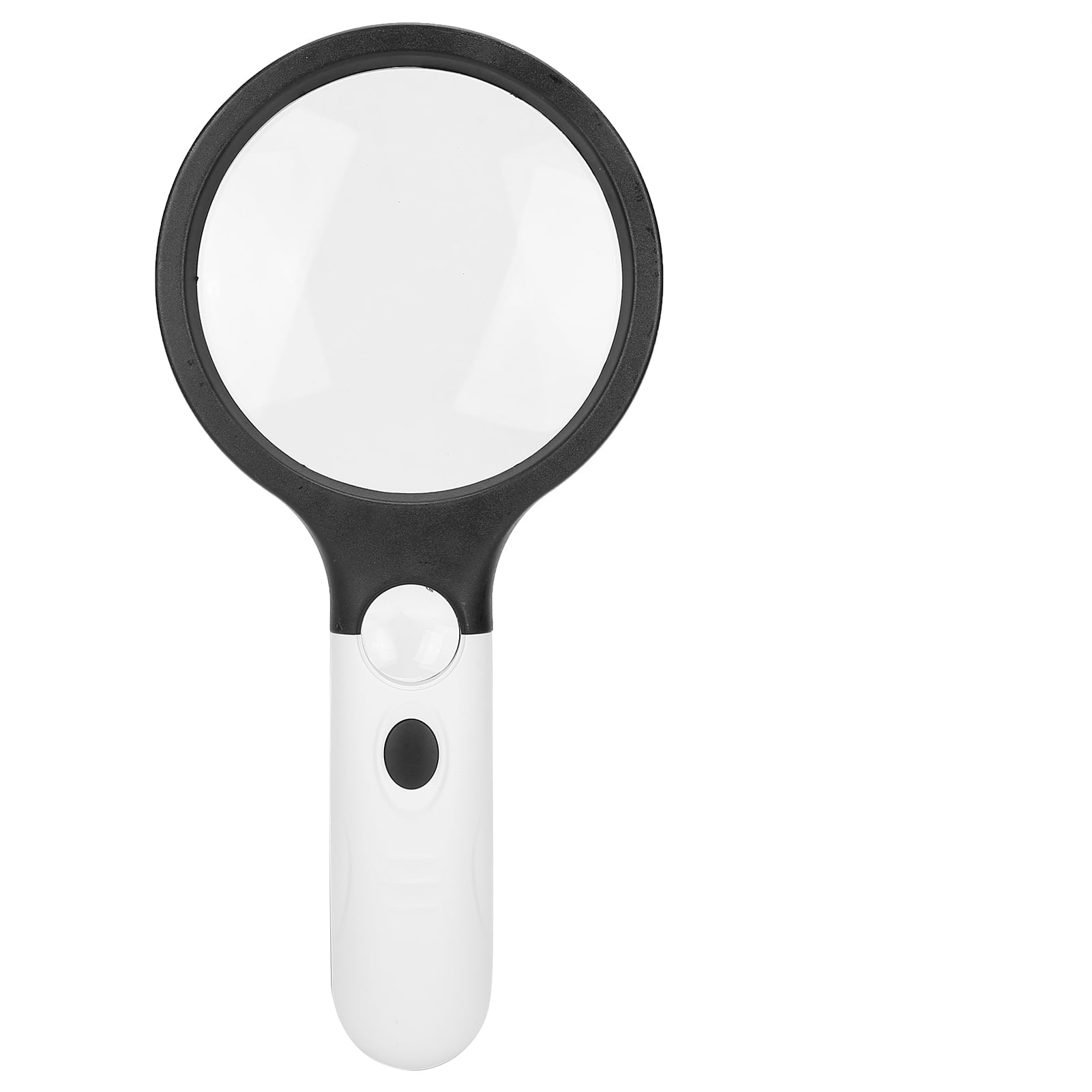 4LED Handheld Magnifying Glass Battery Powered 4X 30X Lens Magnifier ...