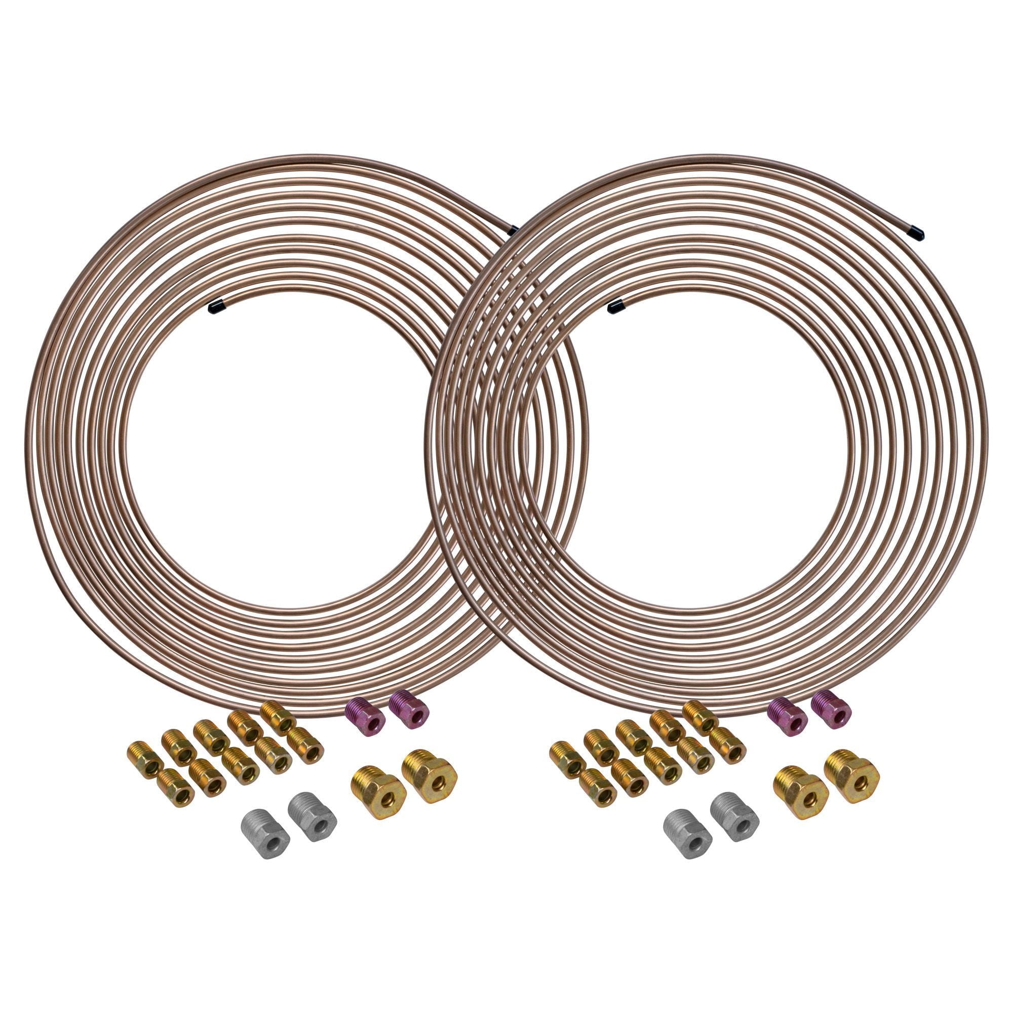 4LIFETIMELINES Brake Line Tubing Coils and Fittings Copper-Nickel 2 ...