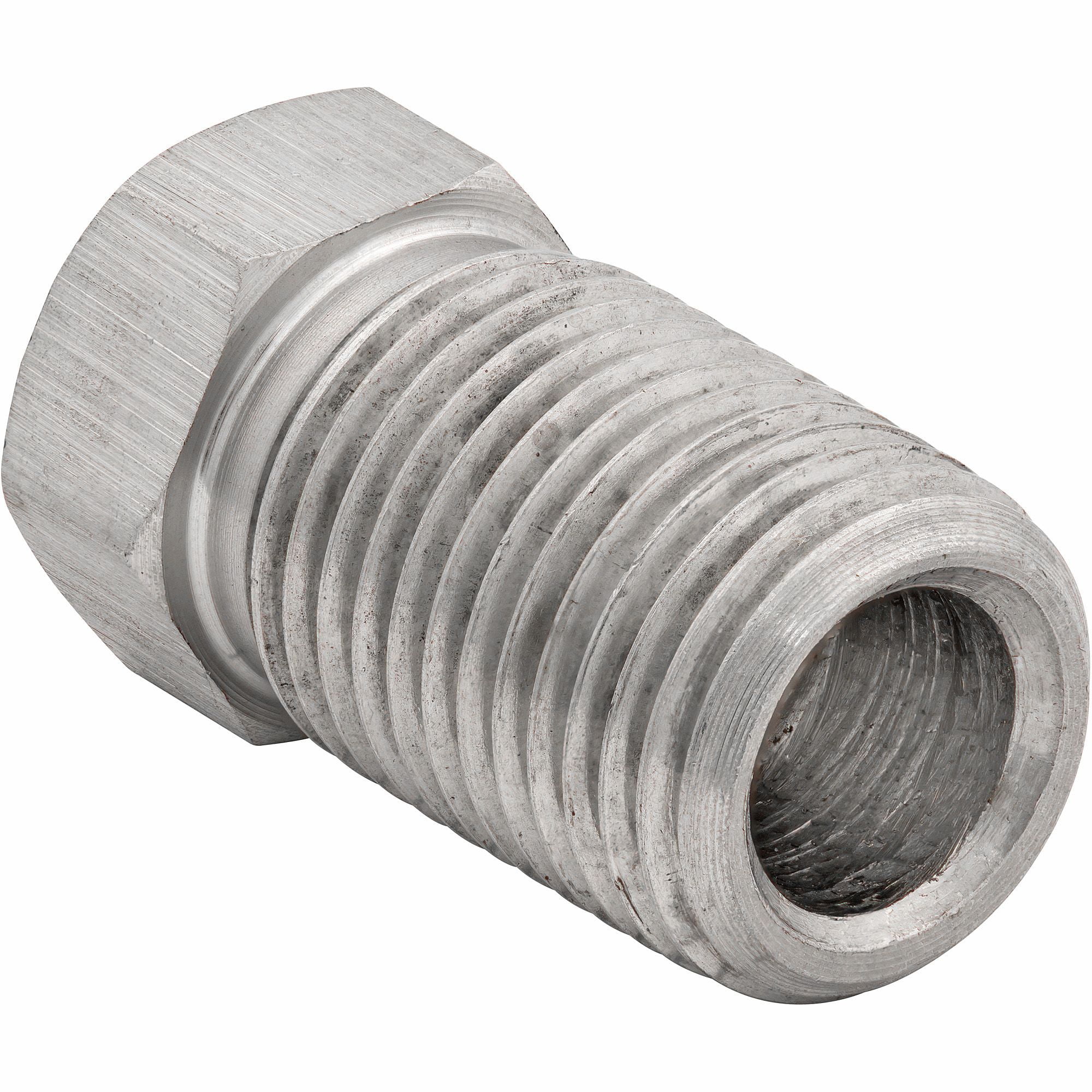 4LIFETIMELINES Stainless Steel Brake Line Tube Nut, Long, 1/4 (7/16-24 ...