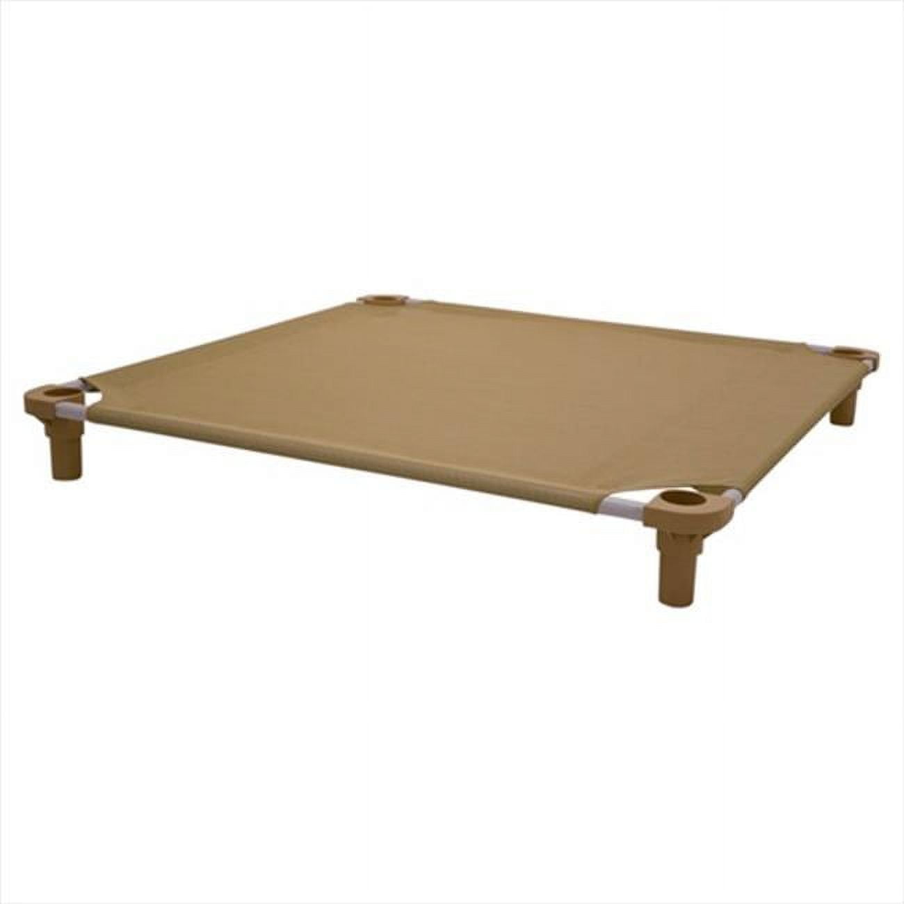 4Legs4Pets C-TA4040GY 40 x 40 in. Unassembled Pet Cot - Tan with Gray ...