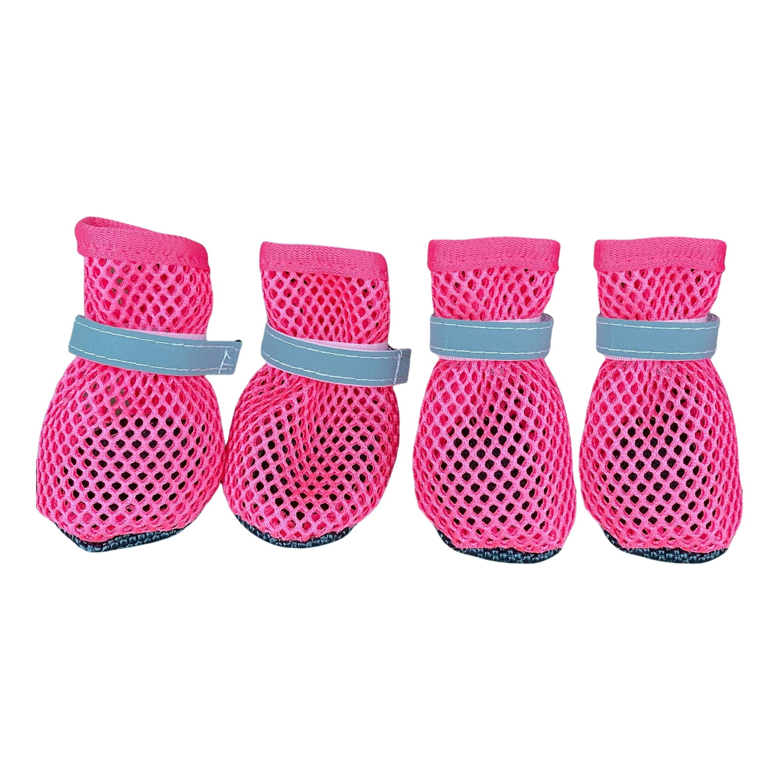 4Lots Comfortable Dog Booties with Airflows Summers Dog Shoes Paw ...