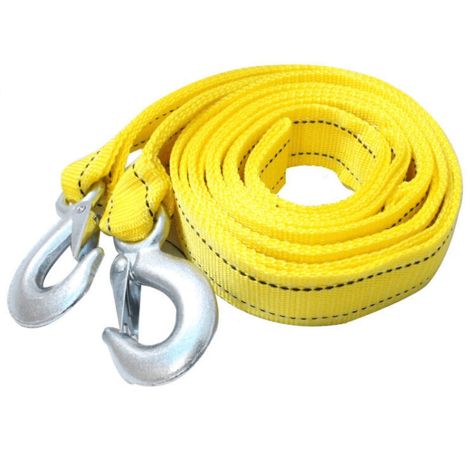 4M 5-Ton Fluorescent Yellow Nylon Car Tow Strap (500g) - Heavy Duty ...
