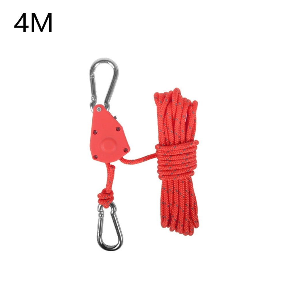 4M Adjustable Lanyard Hanging For Tent Rope Hanger Pulley Lifting ...