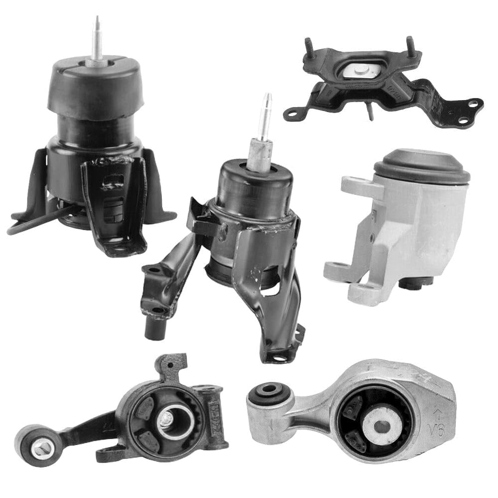 4M Auto Parts. Engine Motor Mounts & Automatic Transmission Mount 6PCS ...