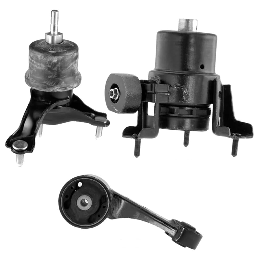 4M Auto Parts Engine Torque Strut Mount & Hydraulic Engine Mounts 3PCS ...