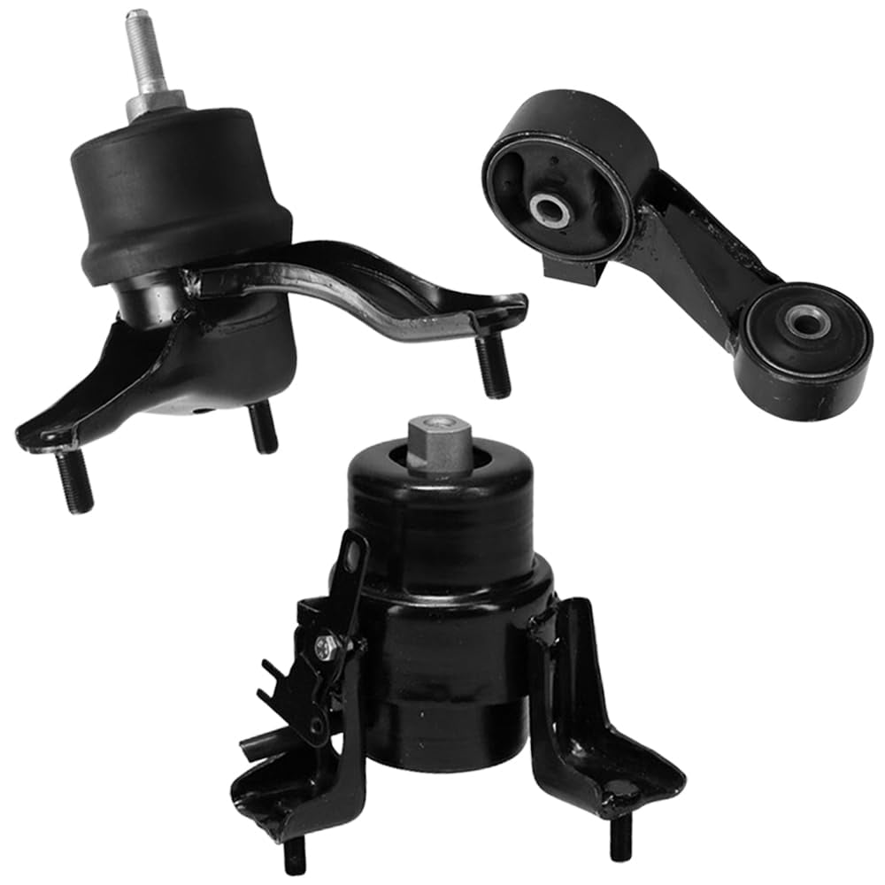 4M Auto Parts Right, Right Upper & Front Engine Motor Mounts 3PCS Set ...