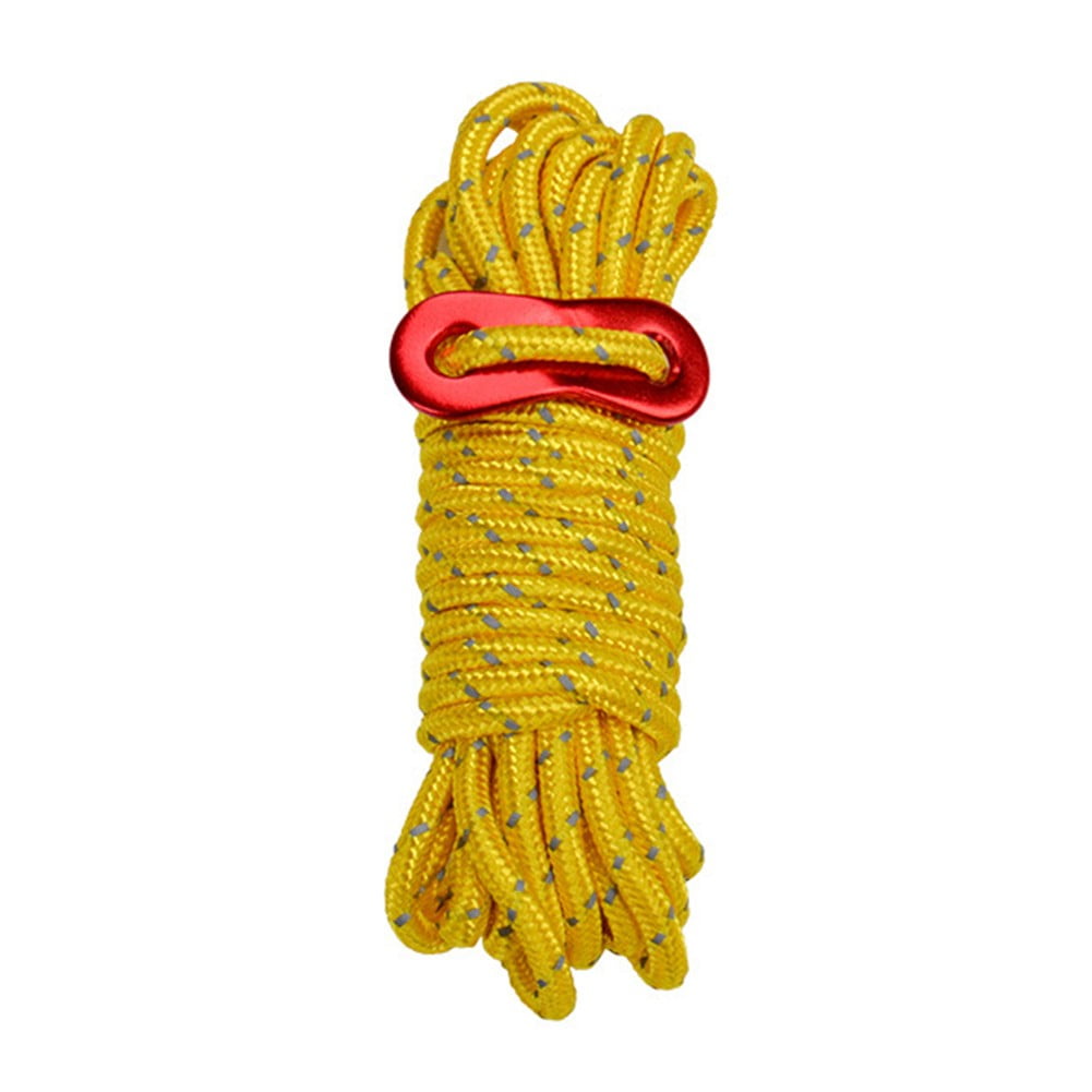 4M Camping Reflective Wind Rope 4mm With Buckle Adjuster Windproof Tent ...