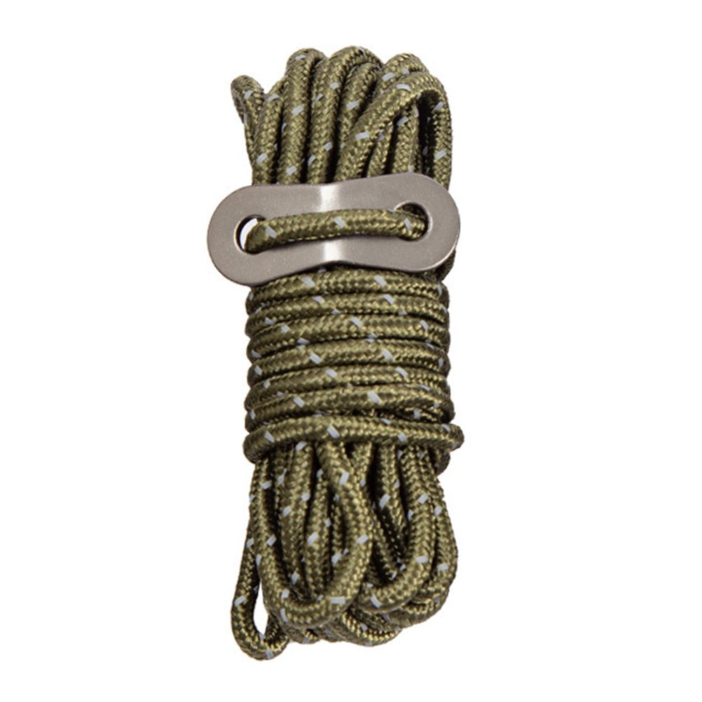 4M Camping Reflective Wind Rope 4mm With Buckle Adjuster Windproof Tent ...