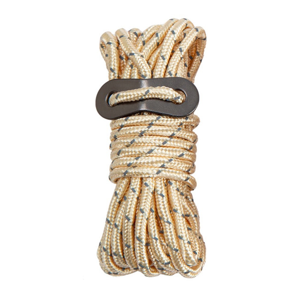 4M Camping Reflective Wind Rope 4mm With Buckle Adjuster Windproof Tent ...