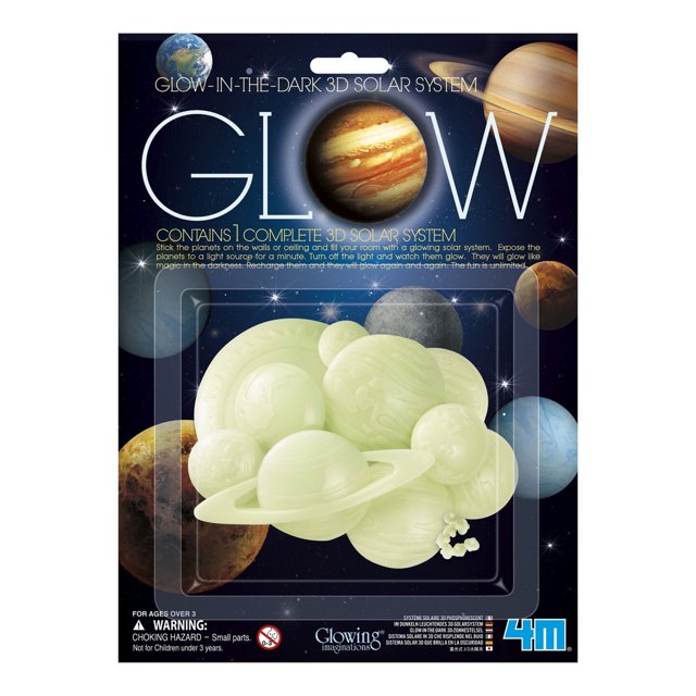 4M Glow 3D Solar System - Walmart.com