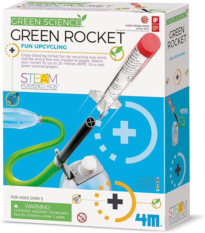 4M Green Science Rocket Kit - STEM Toys DIY Physics Science Experiment ...