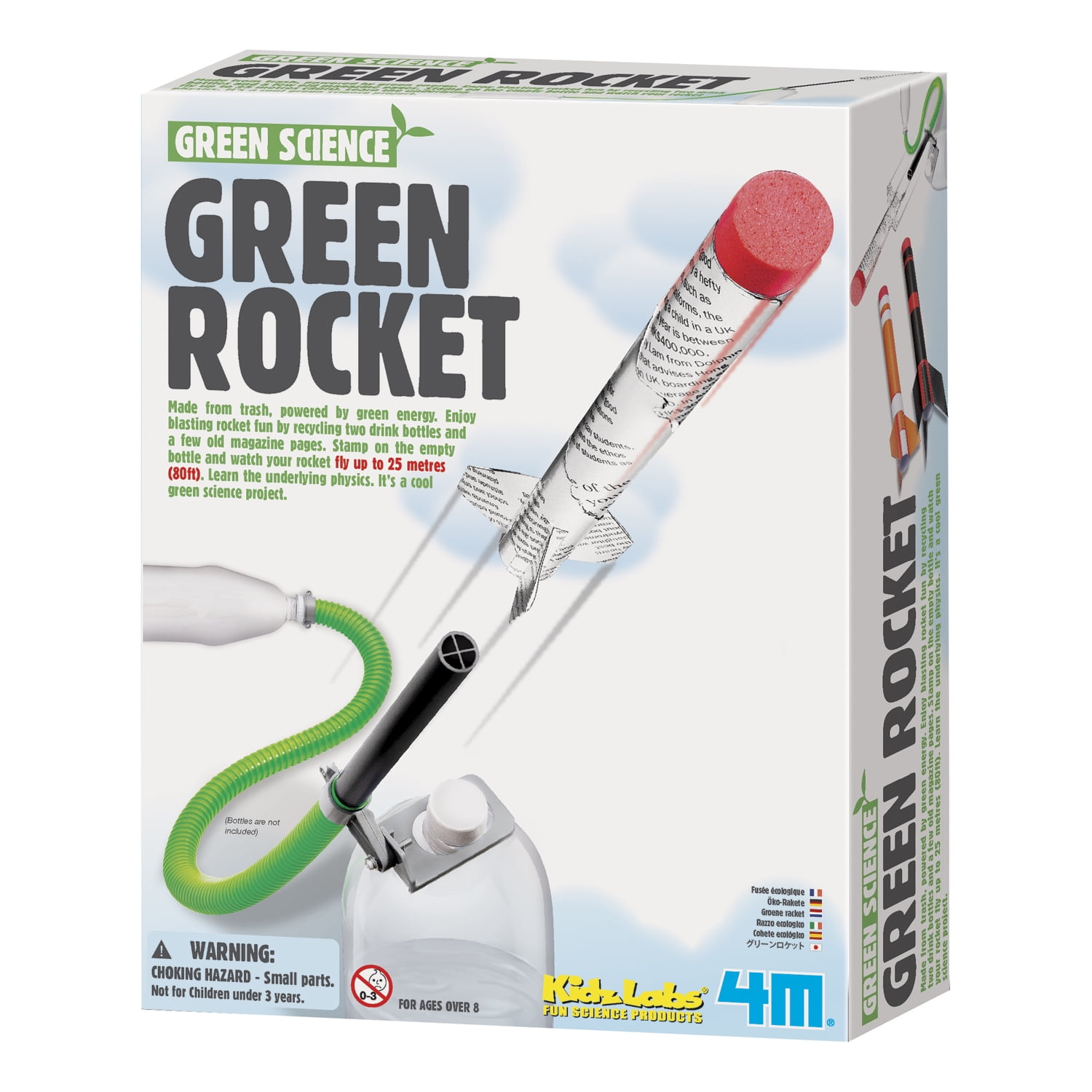 4M KidzLabs Green Science Green Rocket Kit - Walmart.com