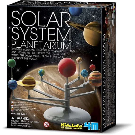 4M KidzLab Solar System Mobile Making Kit, Glow-in-the-Dark ...