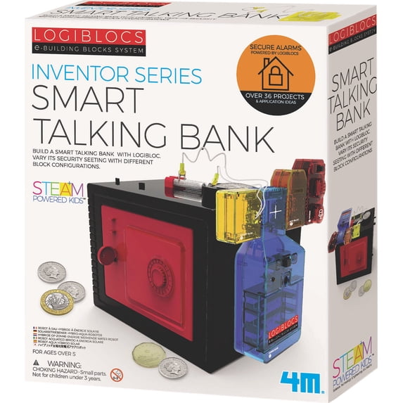 4M Logiblocs Smart Talking Bank Inventor Series Science Kit - Walmart.com