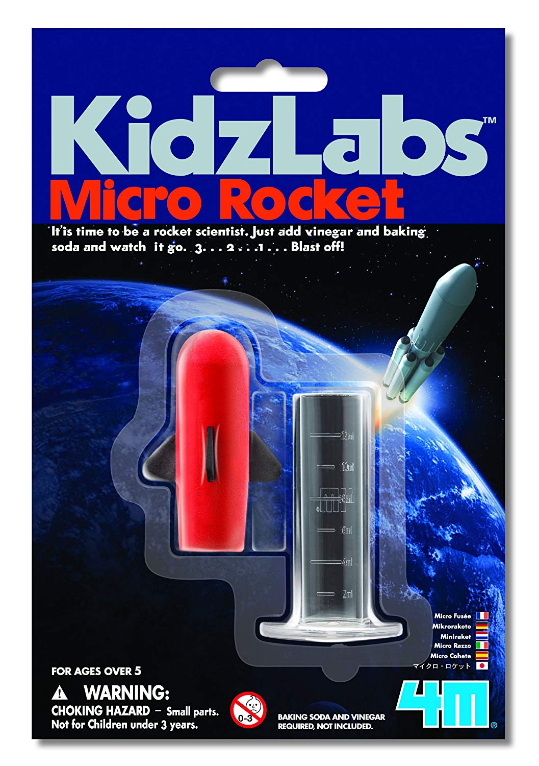 4M Mini Science Kit KidzLabs Micro Rocket - Walmart.com