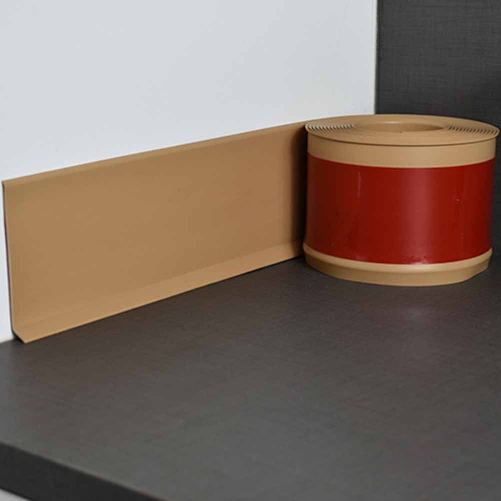 4M PVC Skirting Board Trim Self-Adhesive Flexible Skirting Boards ...