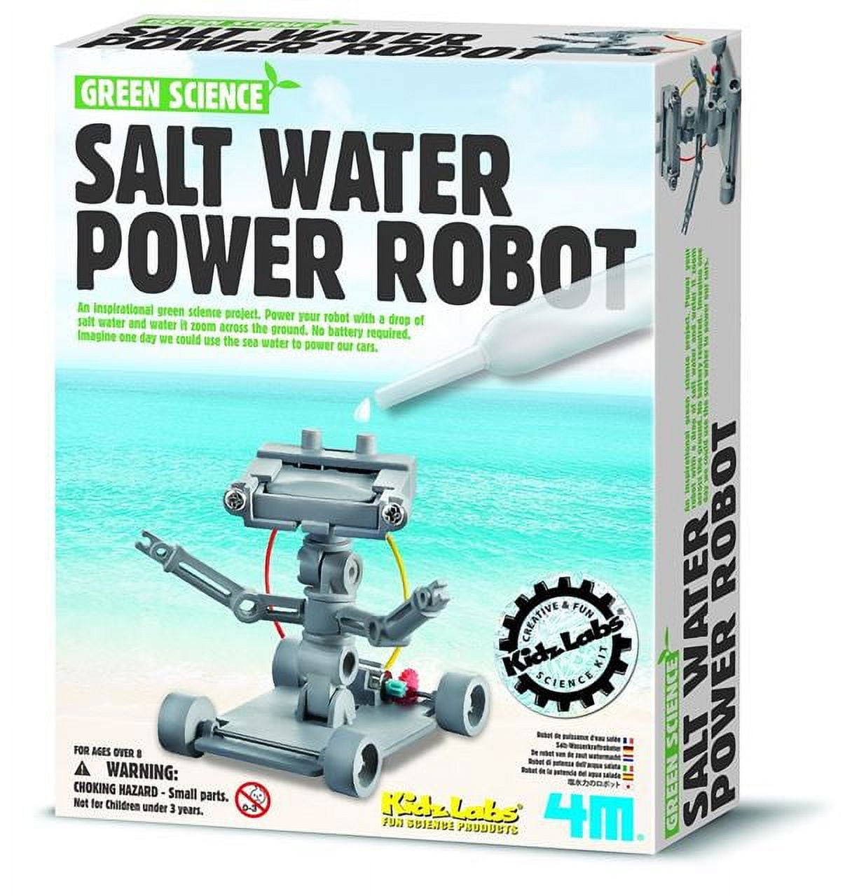 4M Salt Water Power Robot Science Kit, Model 3688, Children 8+ Years ...