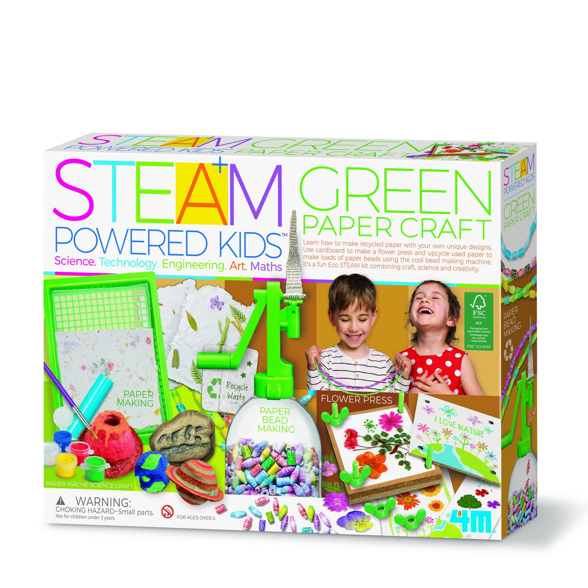 4M - Steam Kids Deluxe Green Paper Craft - Walmart.com