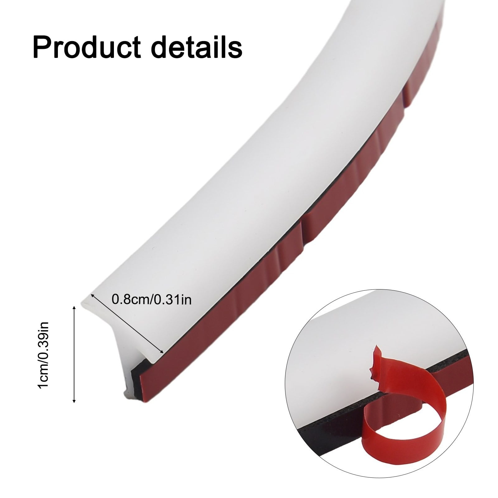 4M T-Shape Rubber Car Door Seal Strip Hood Trunk Edge Weatherstrip ...