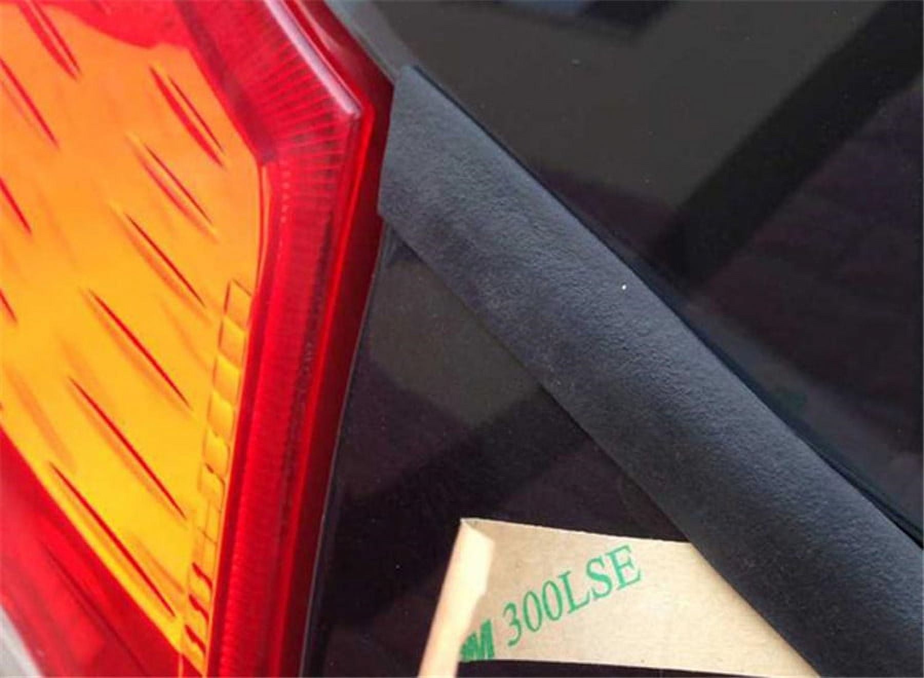 4M V Type Black Car SUV Rear Window Glass Trim Fillers Sealed Strip ...