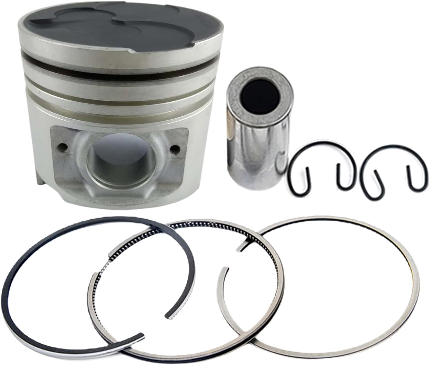 4M40 Piston + Piston Rings For Mitsubishi 4M40 4M40T 4M40TD Engine ...