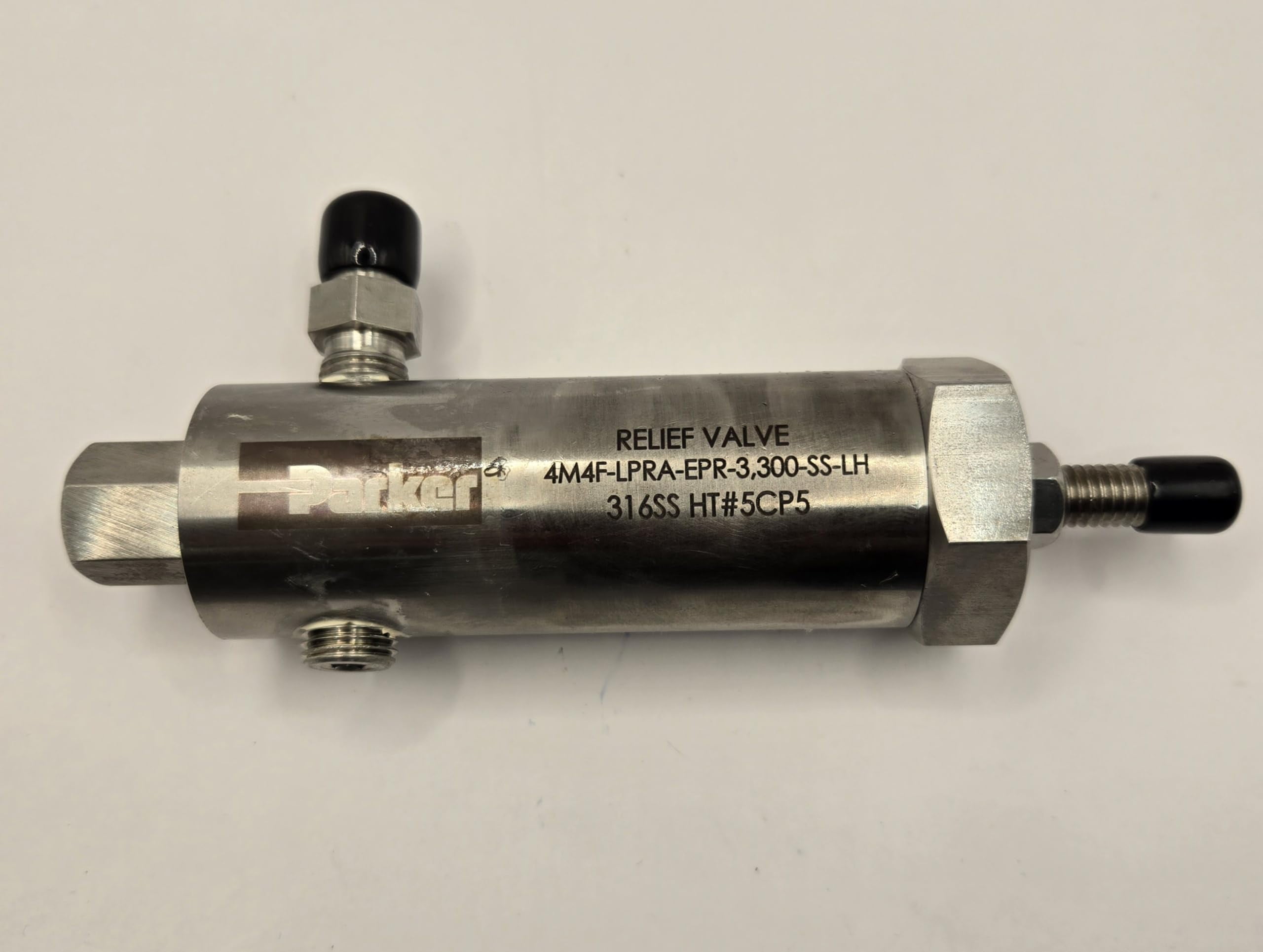 4M4F-LPRA-EPR-3300-SS-LH | Parker Relief Valve, Inlet/Outlet : 1/4 ...