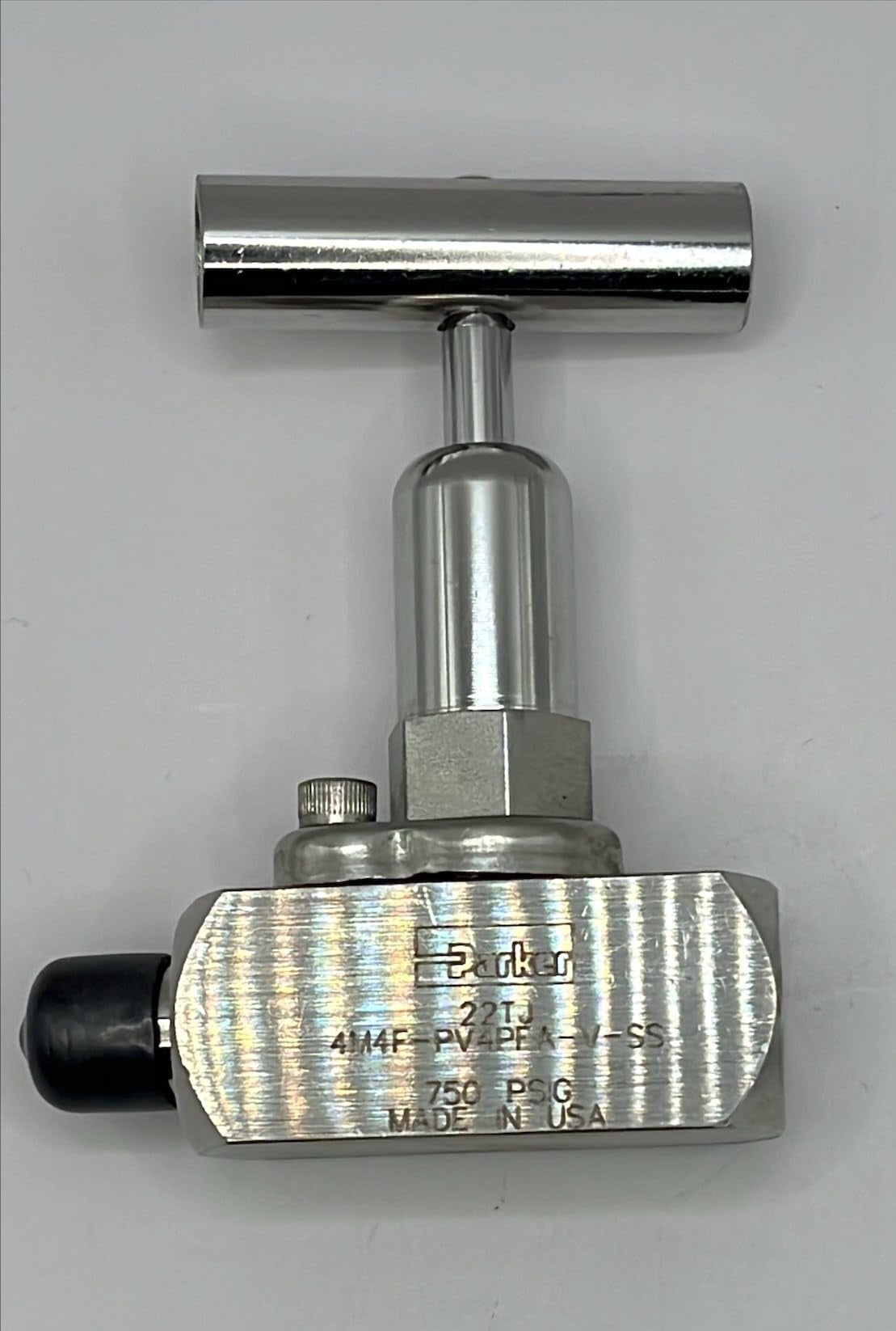 4M4F-PV4PFA-V-SS | Parker PV4 Rising Plug Valve, Inlet : 1/8" Male ...