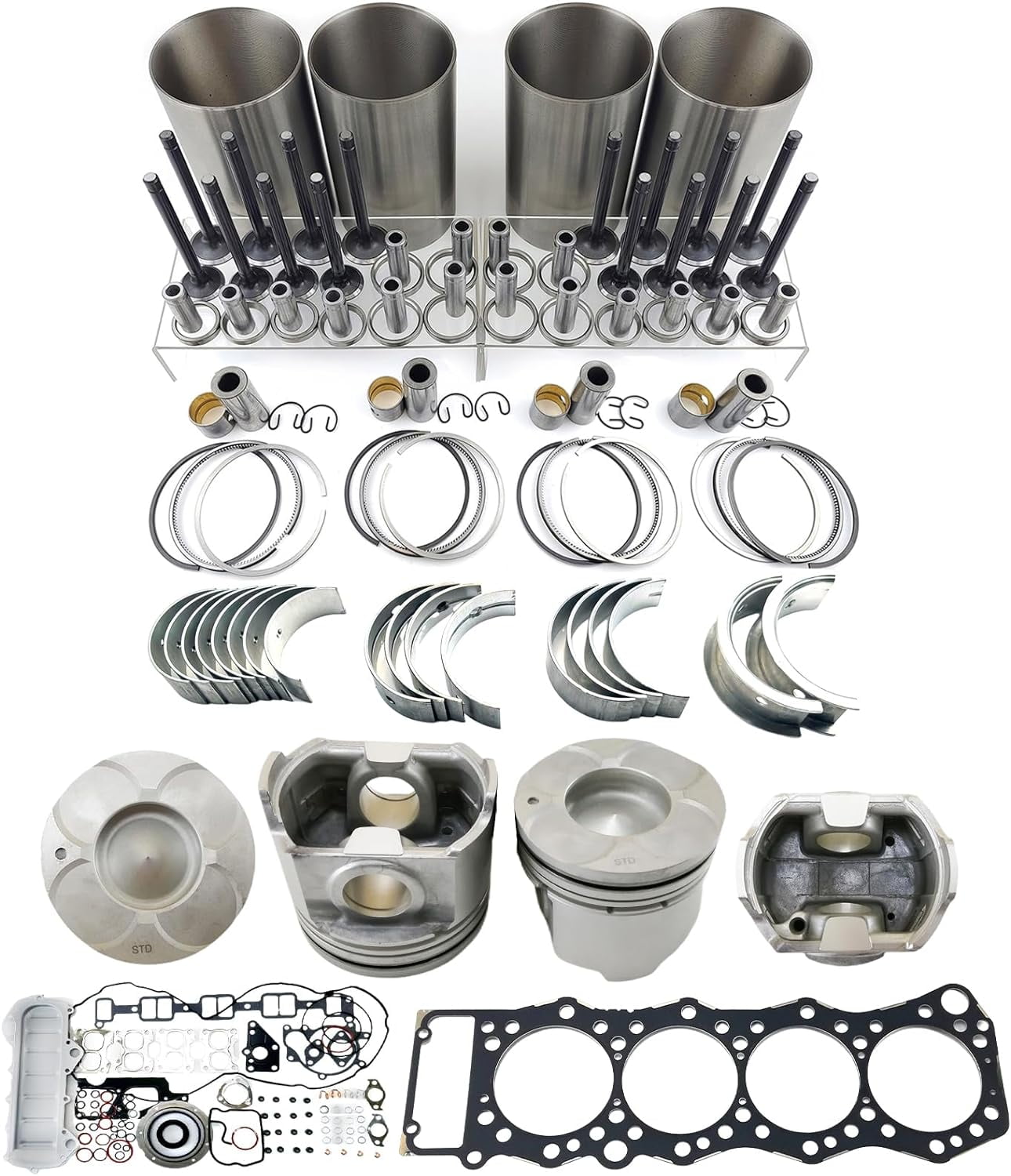 4M51 Engine Overhaul Rebuild Kit For Mitsubishi 4M51 4M51T Engine ...