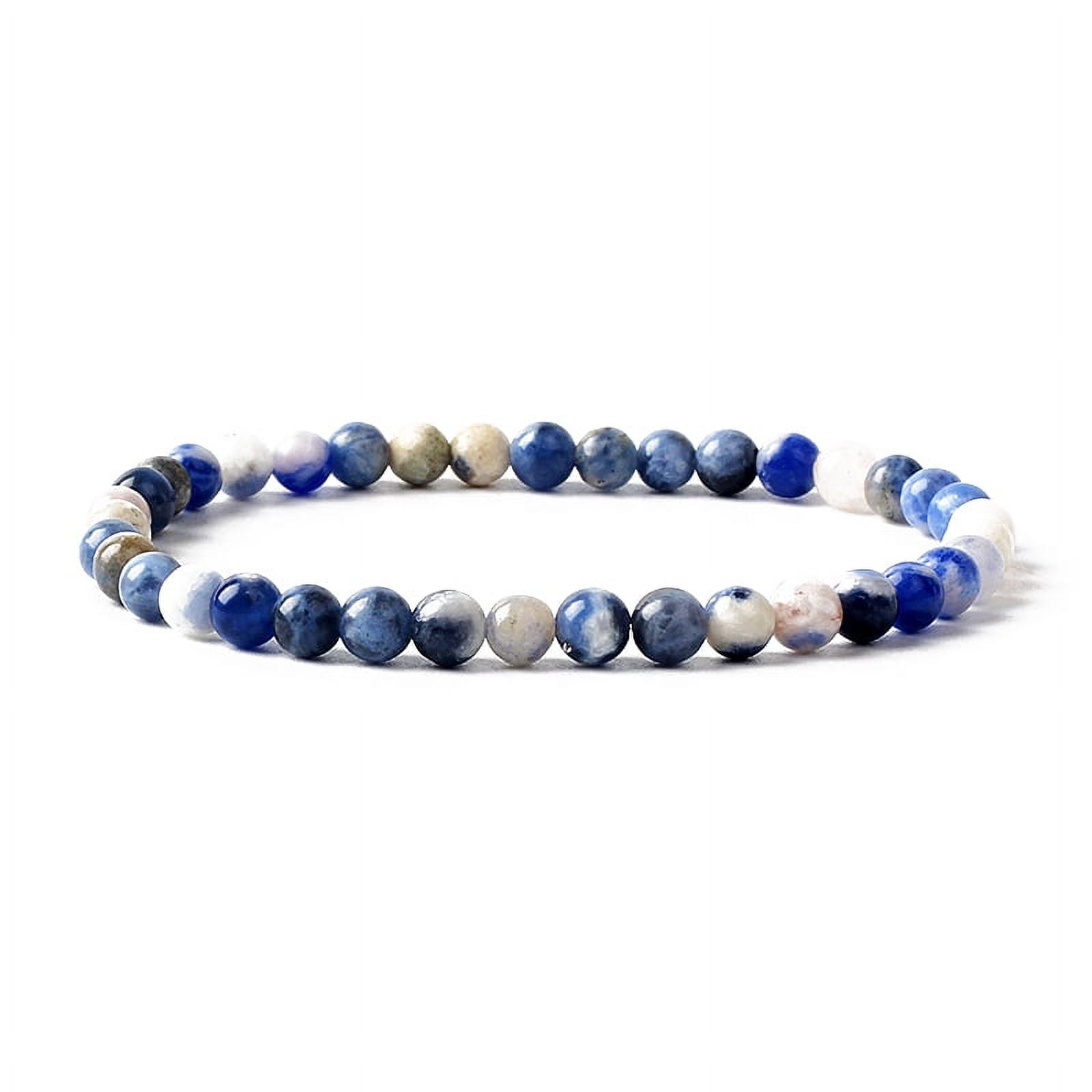 4MM Blue Crystal Tiny Beads Bracelets For Women Green Bead Natural ...