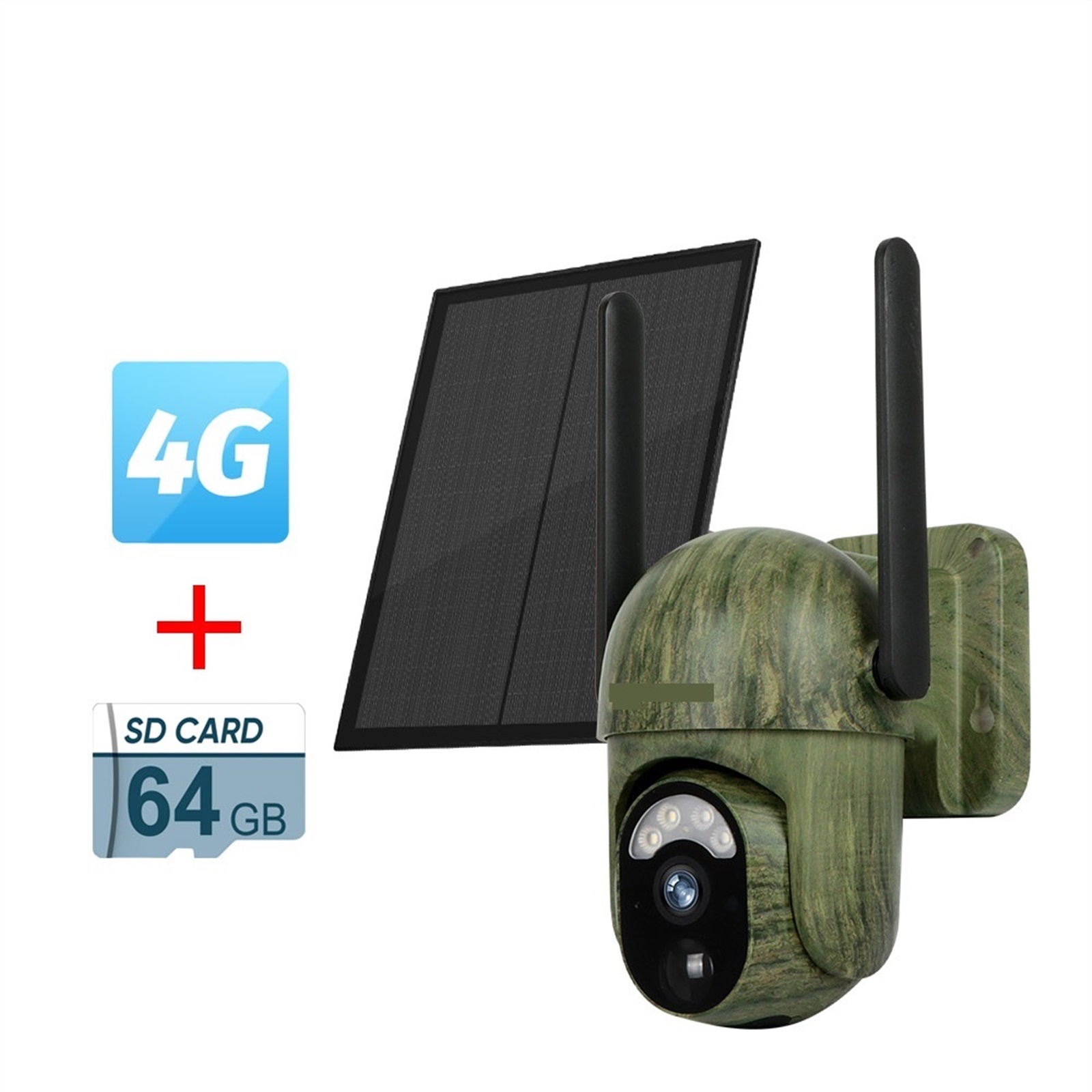 4MP 4G Solar Security Camera Wireless Outdoor Human/Animal Detection 2 ...